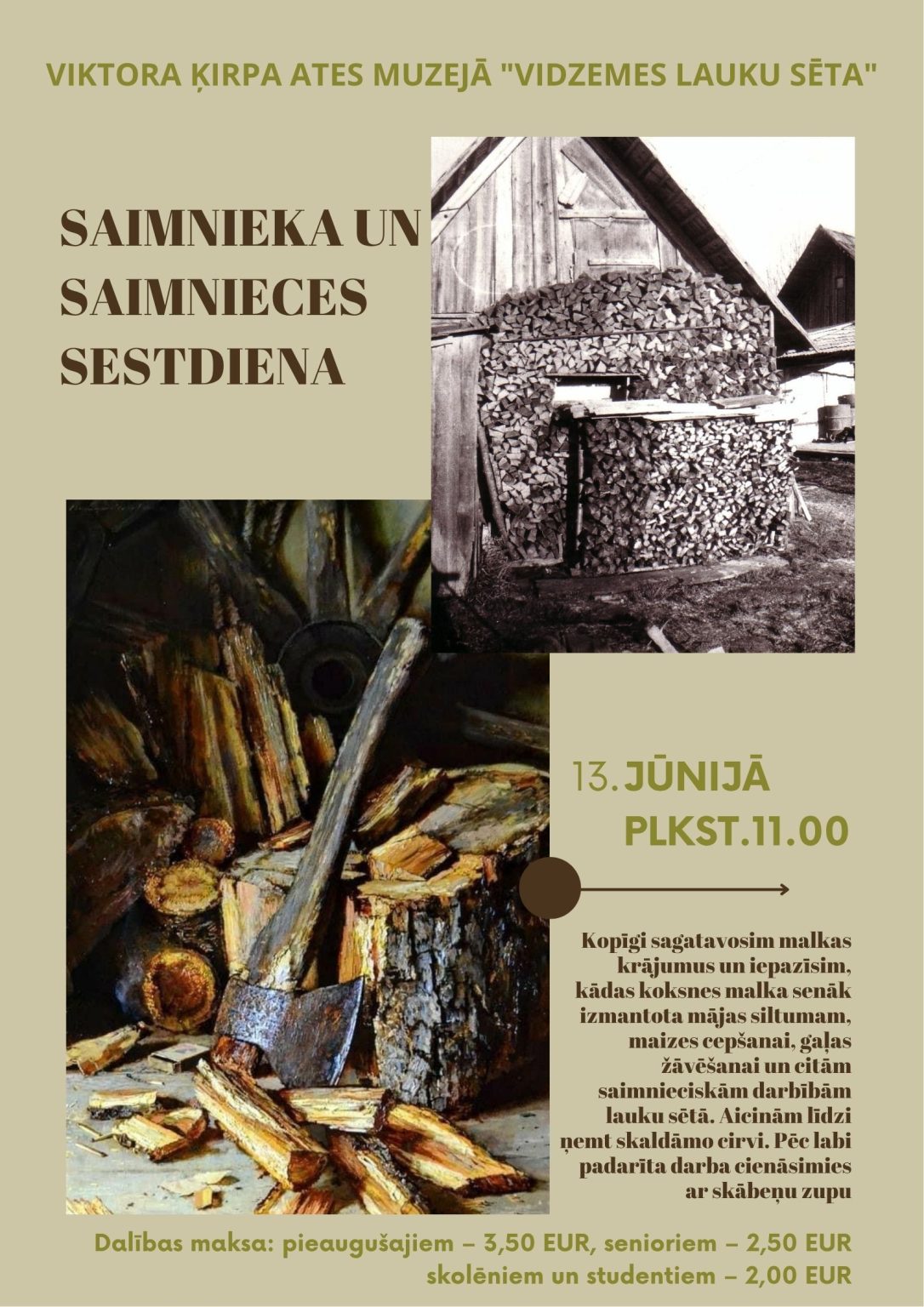 Saimnieka un Saimnieces sestdiena Viktora Ķirpa Ates muzejā – Alūksnes ...